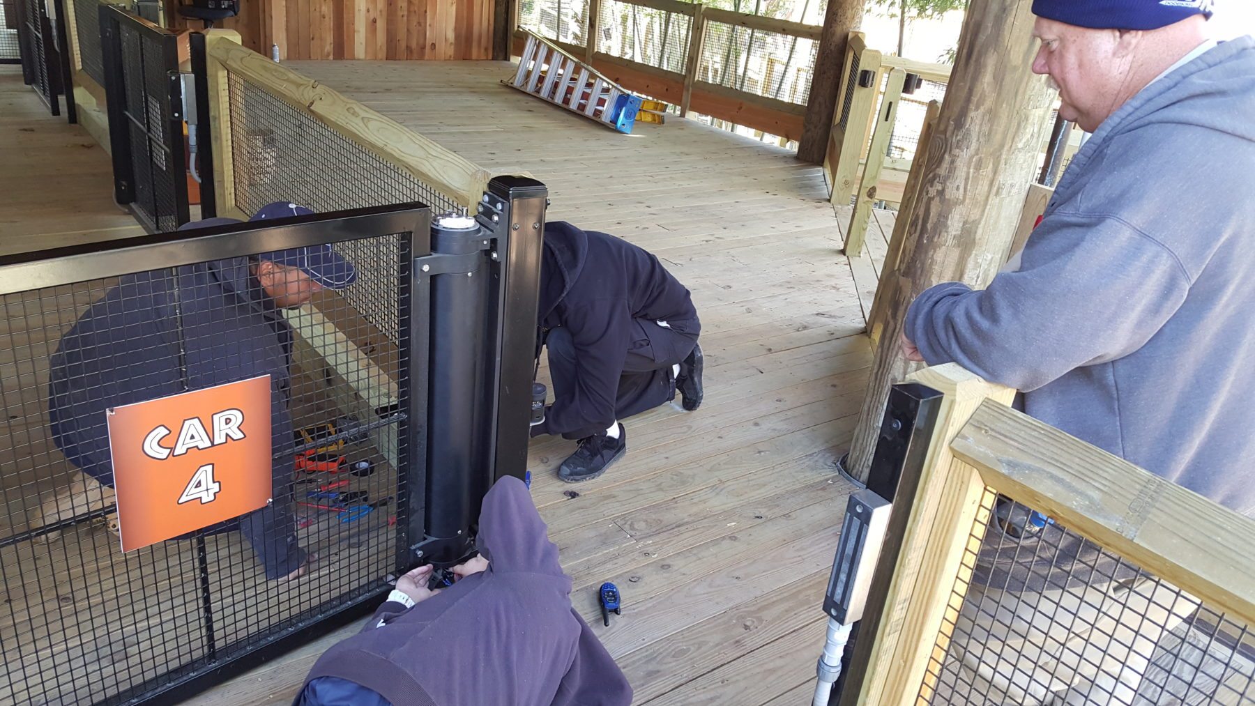 Commercial Gate Design at the Dallas Zoo - Buzz Custom Fence