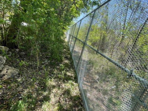 Security Fence Installed at Austin Neighborhood Park - Buzz Fence